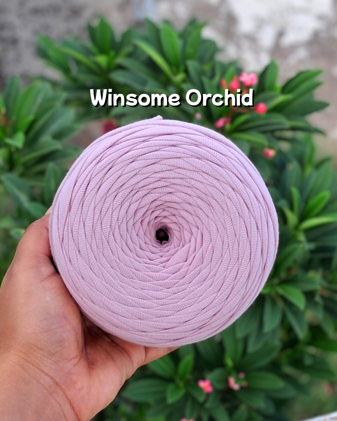 Windsome orchid Tshirt yarn – Crispina's macrame and yarns
